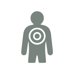 Focused icon — SVG & JSX for status effects UI — threejsassets.com